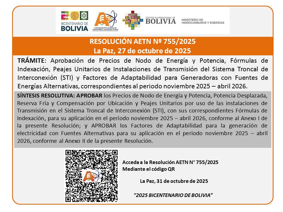 Autoridad de Electricidad y Tecnología Nuclear - Página Web Oficial