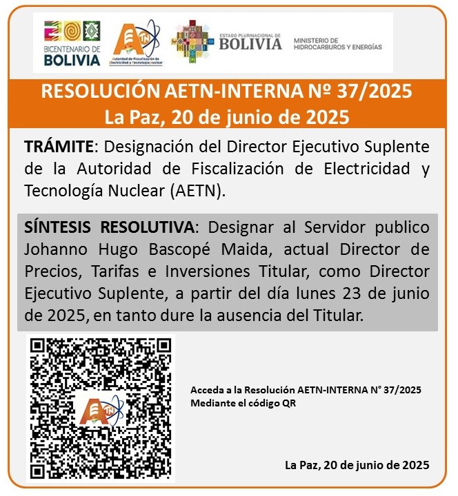 Autoridad de Electricidad y Tecnología Nuclear - Página Web Oficial