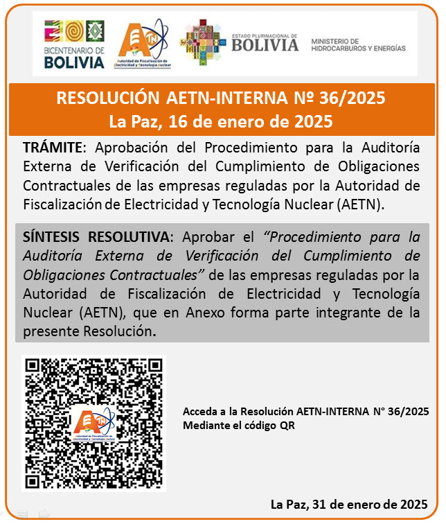 Autoridad de Fiscalización de Electricidad y Tecnología Nuclear ...