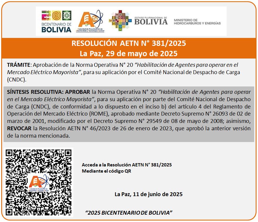 Autoridad de Electricidad y Tecnología Nuclear - Página Web Oficial